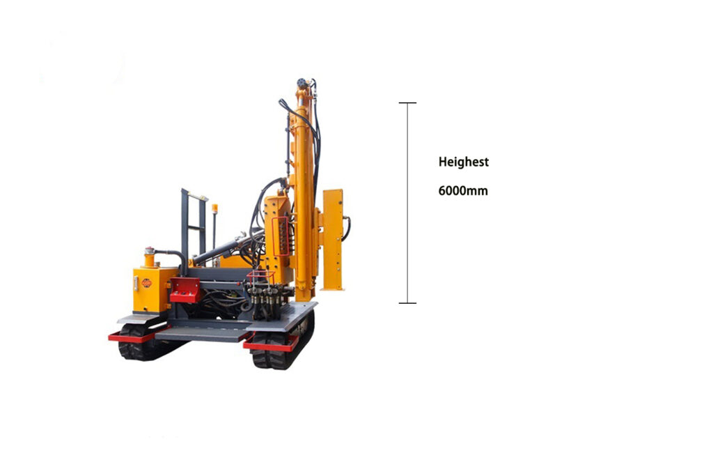 New-style PV crawler Pile driver Machine - RoadskyGuardrail