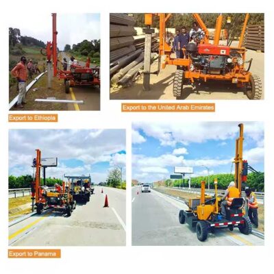 Highway Guardrail Post Driver - Road Guardrail Supplier - RoadSky